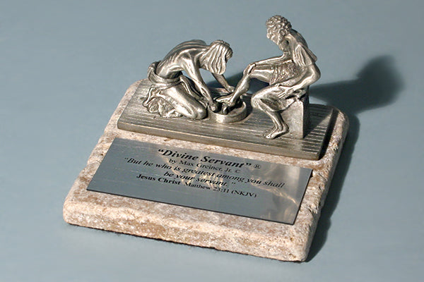 "Divine Servant" 1/24 Pewter and Rock Award Sculpture – Max Greiner Jr ...