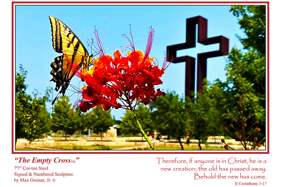 "Cross and the Butterfly" 6 Note Cards – Max Greiner Jr. Designs, LLC