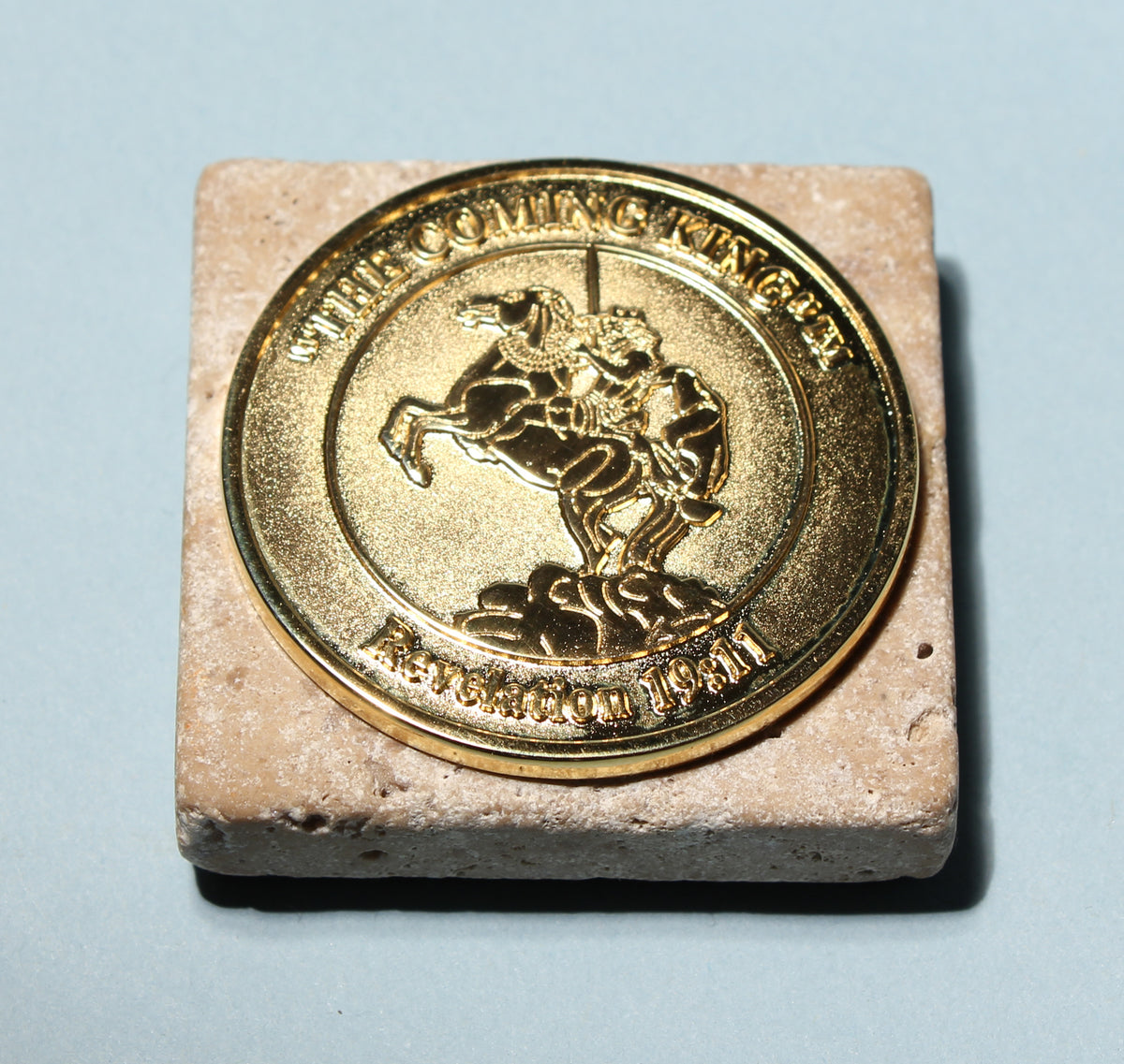 "The Coming King" Paperweight Coin – Max Greiner Jr. Designs, LLC